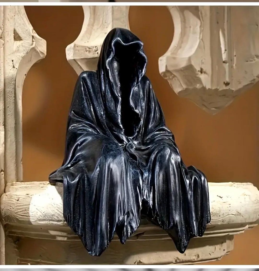 NEW the Creeper Reaper Sitting Statue for Home Decor, Gothic Shelf ...