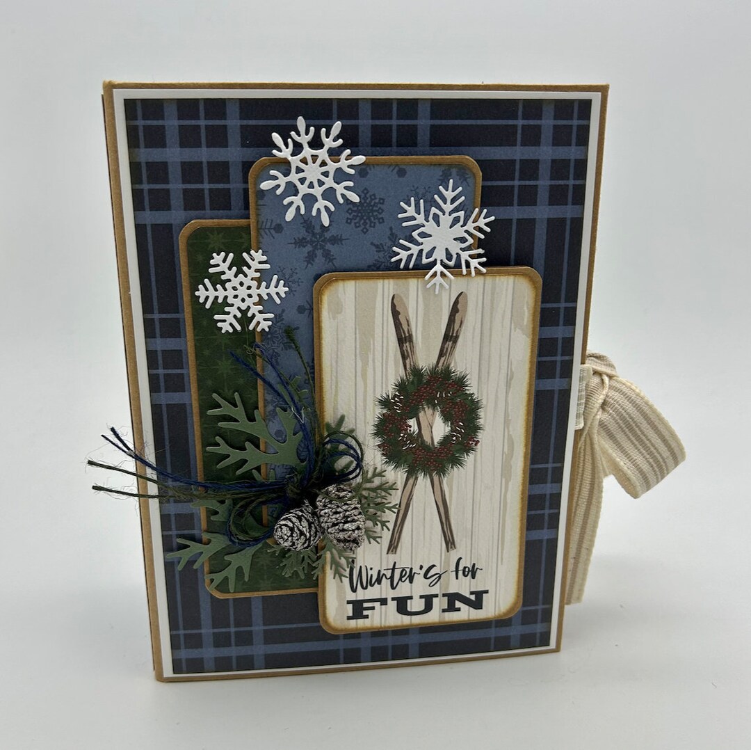 Winter Mini Photo Album, Scrapbook - Etsy