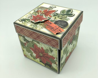 Exploding Christmas Box Svg - Etsy