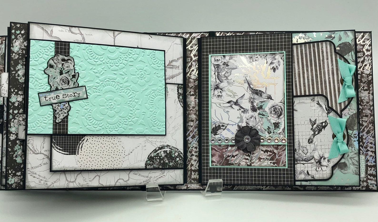 All Occasion Floral Mini Photo Album Scrapbook | Etsy