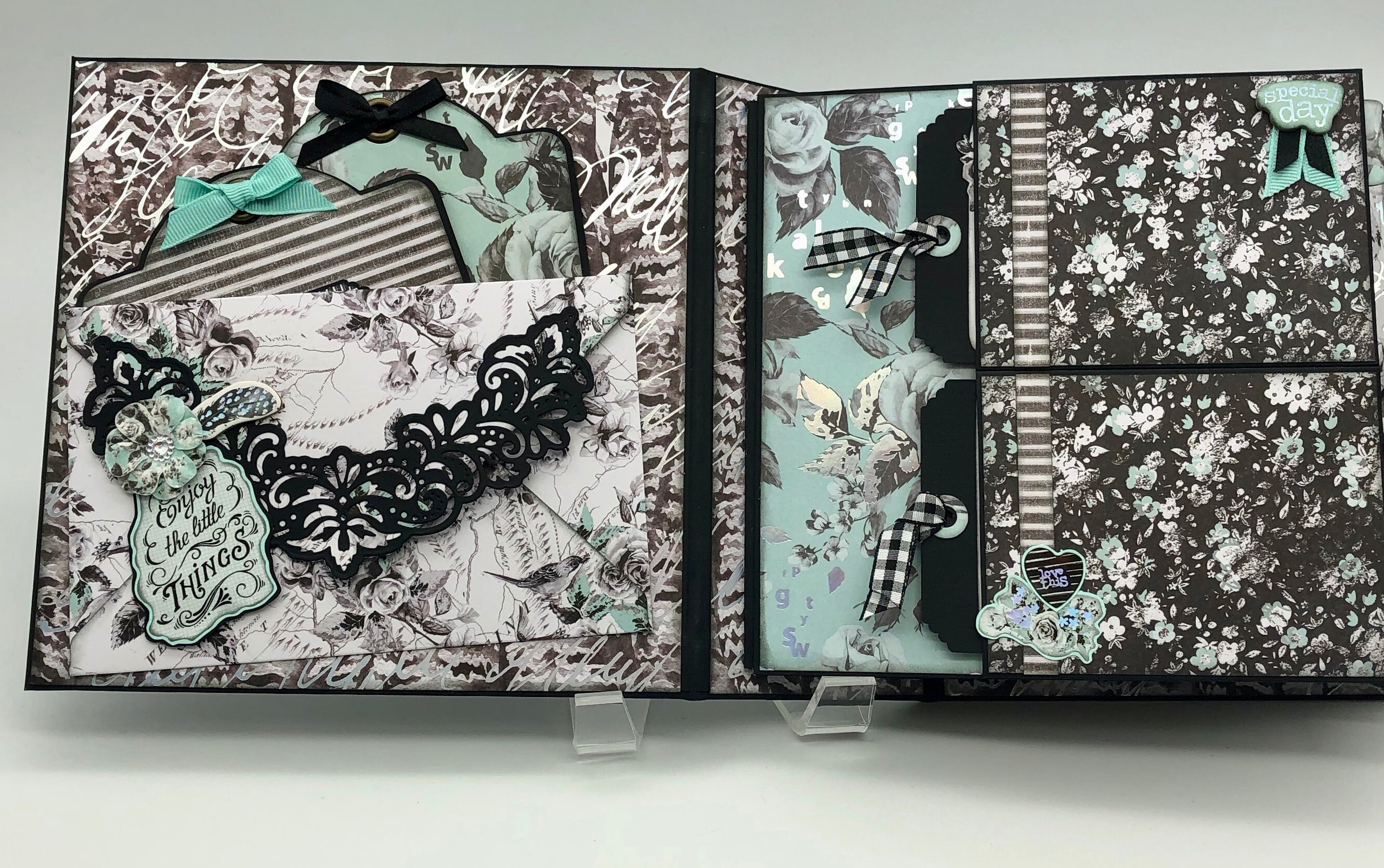 All Occasion Floral Mini Photo Album Scrapbook | Etsy