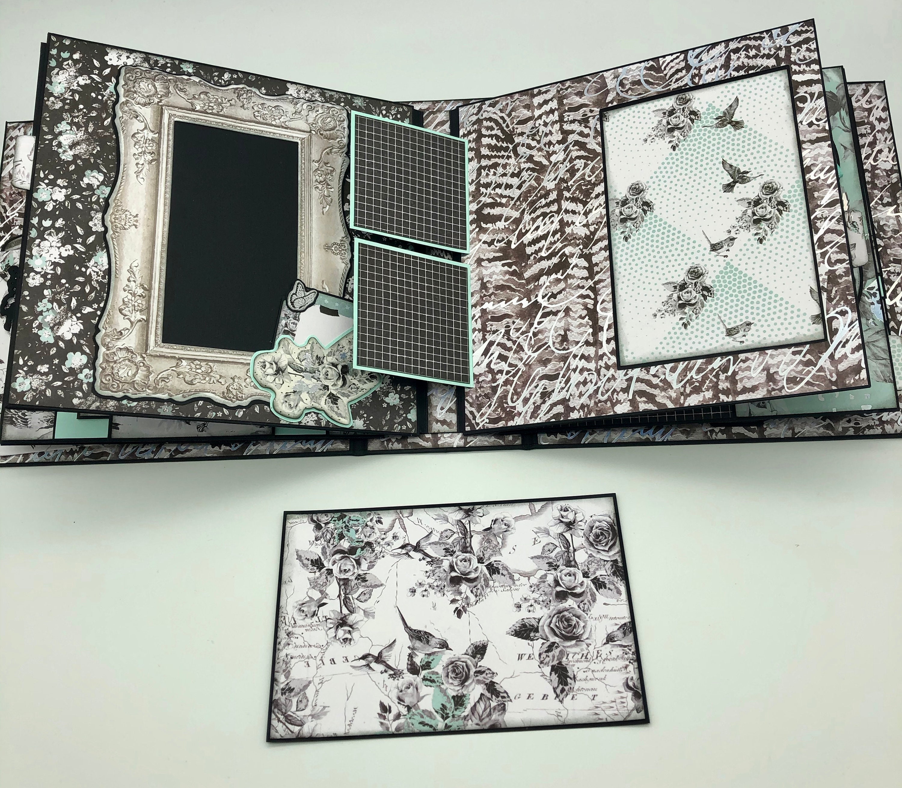 All Occasion Floral Mini Photo Album Scrapbook | Etsy