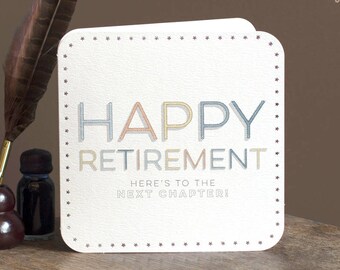 Funny Retirement Card Happy Retirement Next Chapter New | Etsy