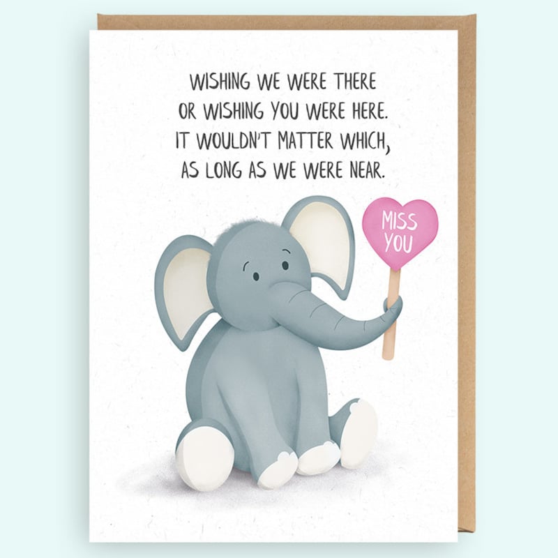 Missing Friends Cards - Etsy