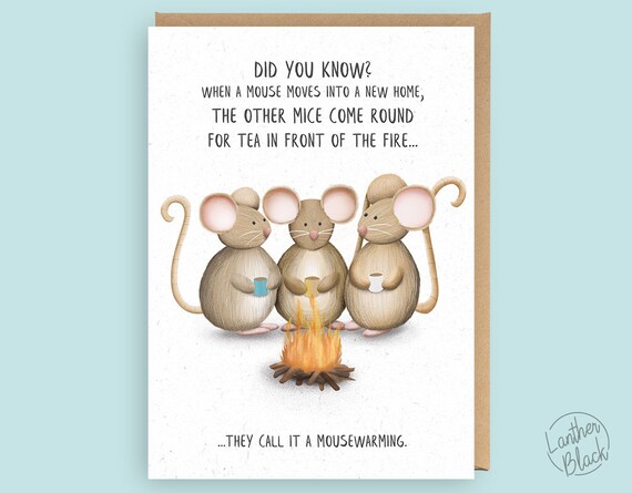 Funny New Home Card Funny Housewarming Card New Home Etsy