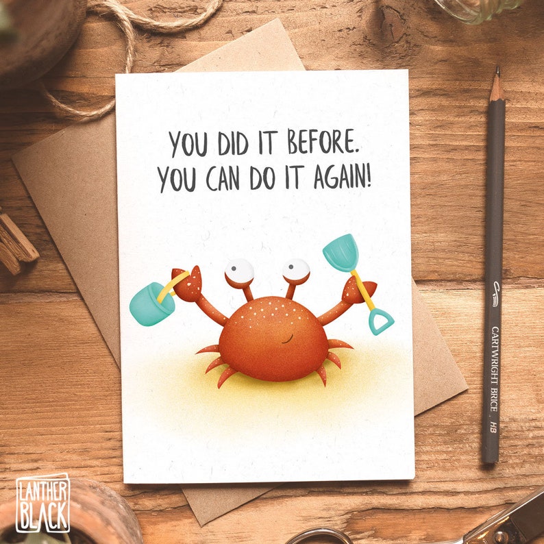 You Did It Before, You Can Do It Again Card, Cute Words of ...
