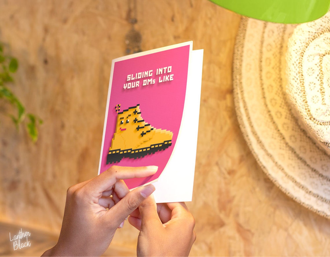 Cute Funny Flirty Love Card, Girlfriend Boyfriend Birthday Anniversary ...
