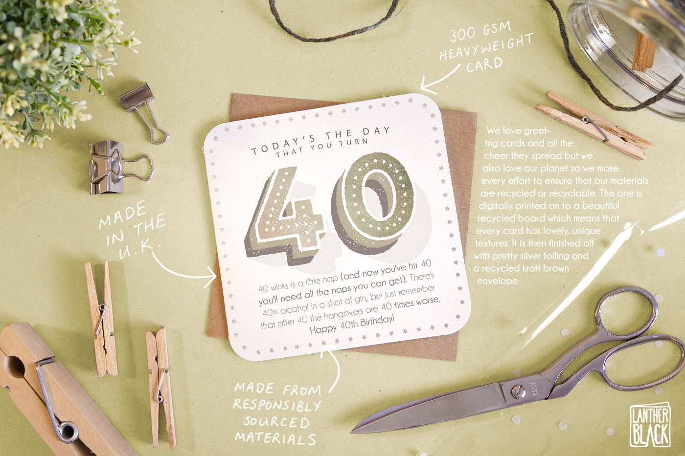 Fun 40th Birthday Card Fun Facts Gin and Naps 40 Today - Etsy