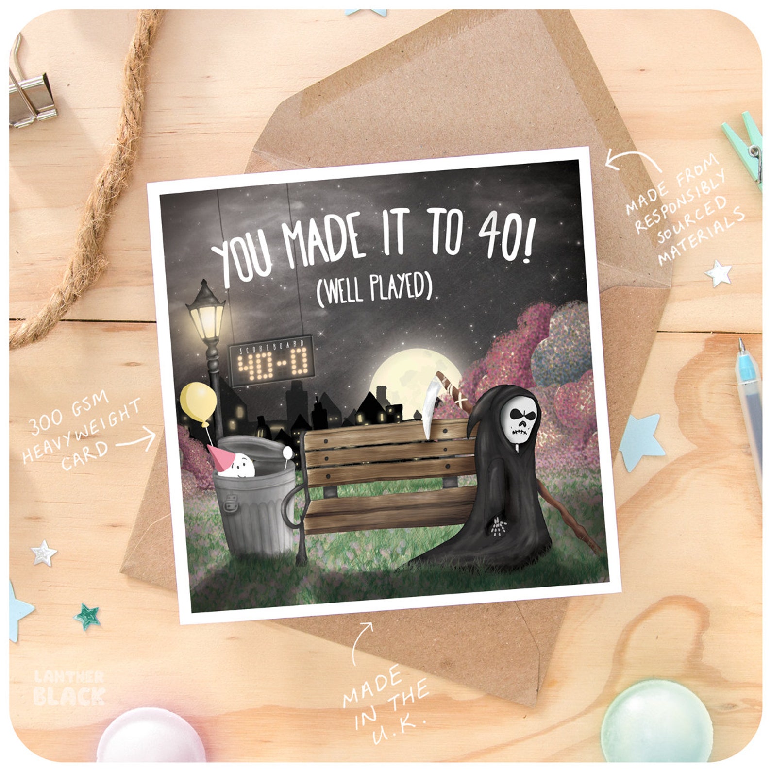 40th Birthday Card / Funny 40th Birthday Card / 40th Card / - Etsy