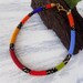 Beaded Rope. Seed Bead Crochet Necklace. African Style Necklace. Bead ...