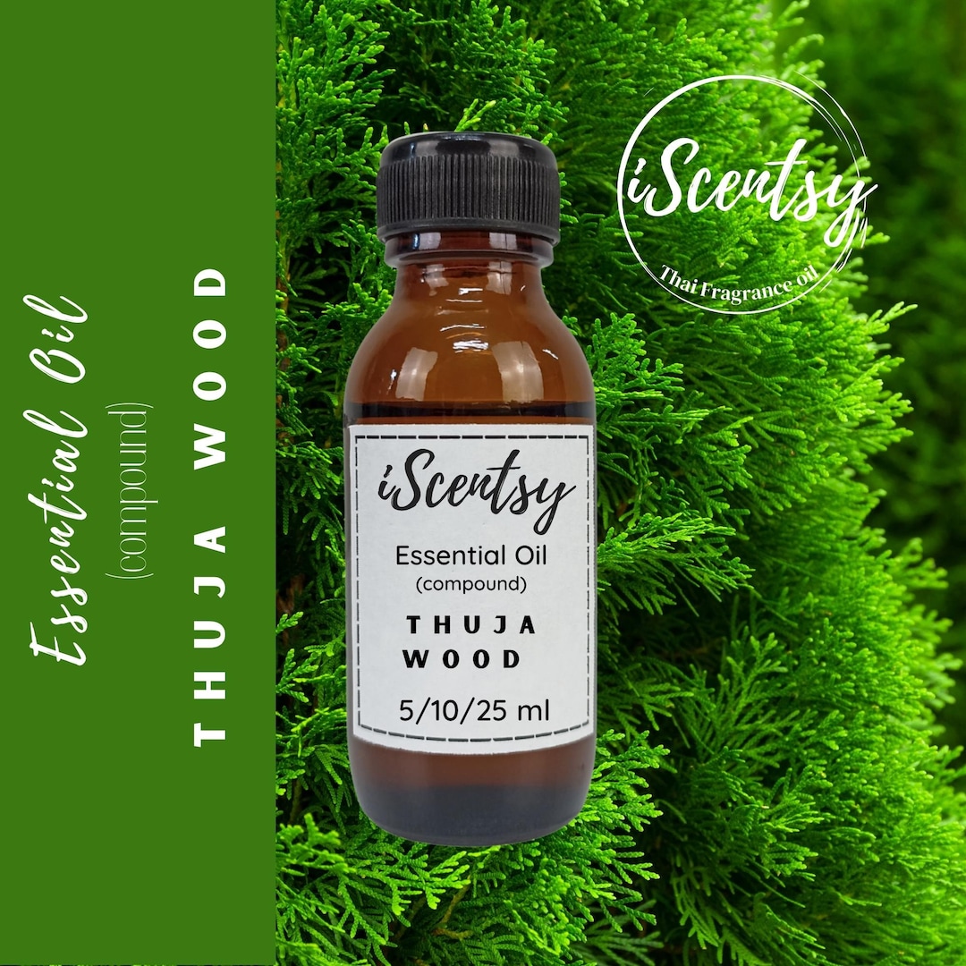 Thai Pure & Natural Essential Oil: Thuja Wood Essential Oil 100% - Etsy