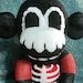Vanish - Red & Black Skeleton Sock Monkey Plush D.I.Y. Kit - Make It ...