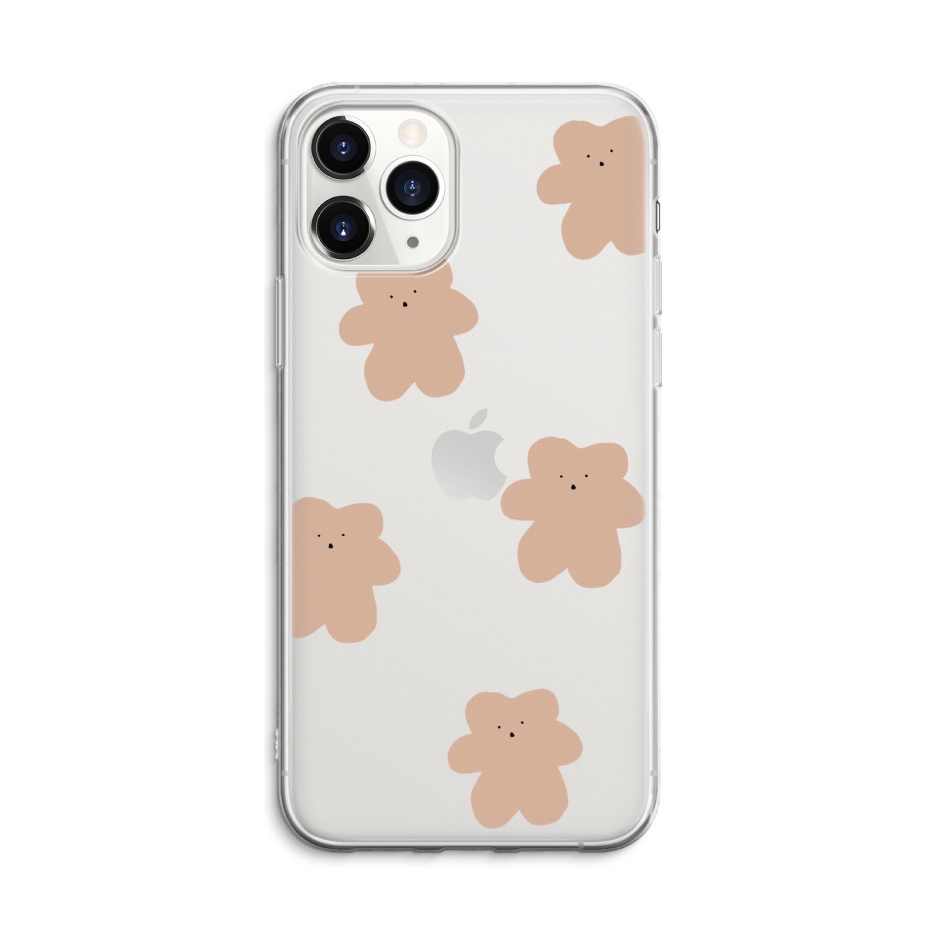 Kawaii Bear Iphone Case Aesthetic Cute Korean Phone Case Art | Etsy
