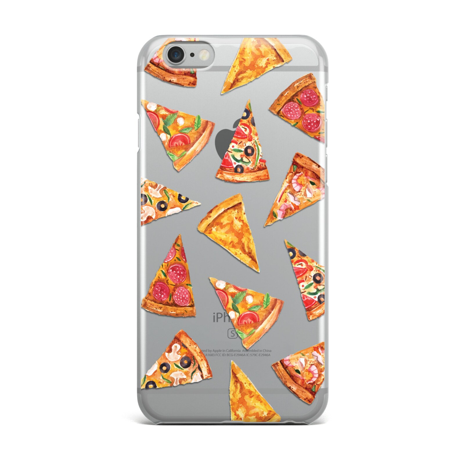 Pizza Slices Iphone Case Clear Transparent Pizzas Phone Case - Etsy