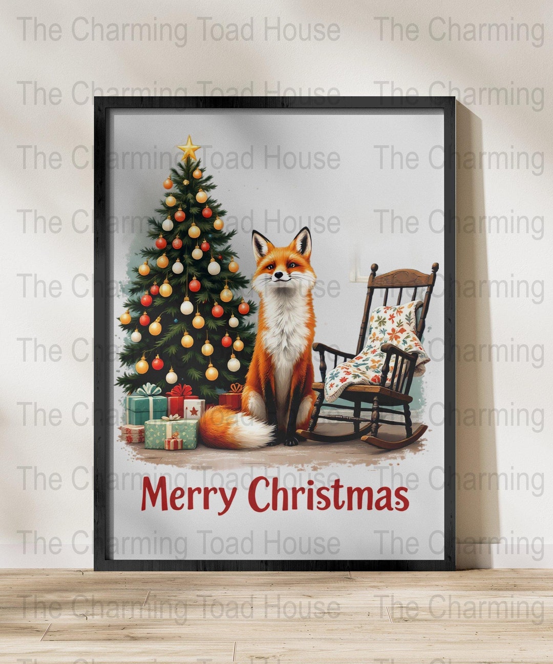 Christmas Fox Clipart High-res PNG, Transparent Background, for Mugs ...