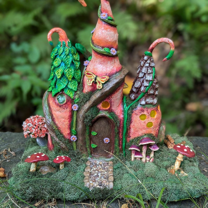 Lighted Fairy House - Etsy