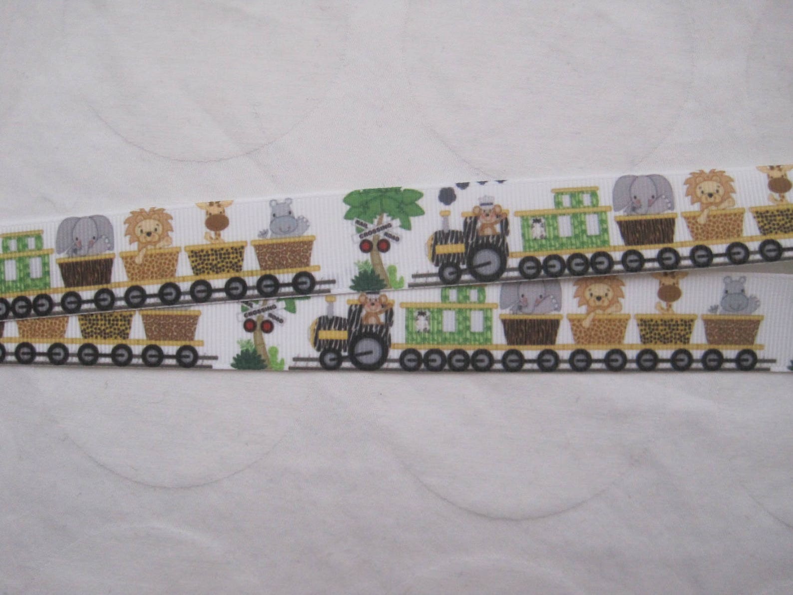 Jungle Animals Train Ribbon Lanyard Breakaway Handmade Id - Etsy