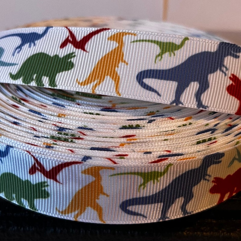 Dinosaur Ribbon - Etsy