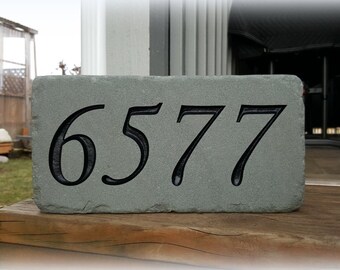 Stone Numbers for House - Etsy