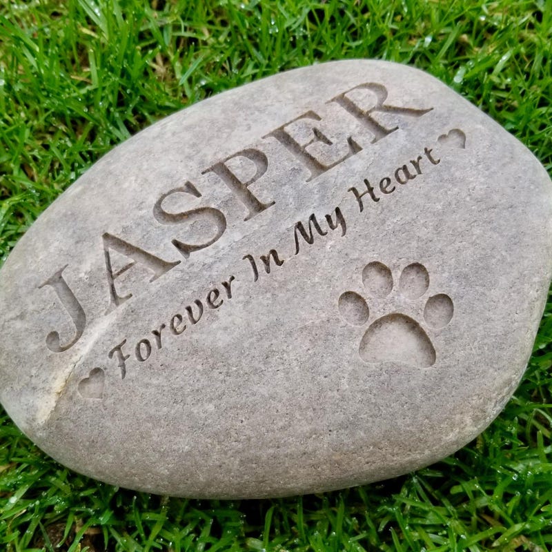 Pet Memorial Stones - Etsy