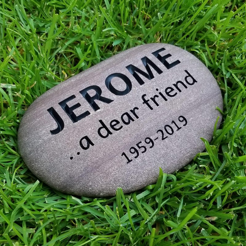 Engraved Stone - Etsy