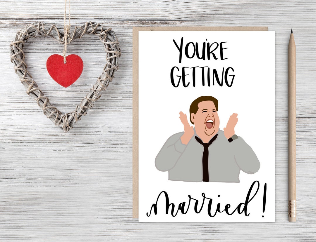 You're Getting Married Card - Etsy