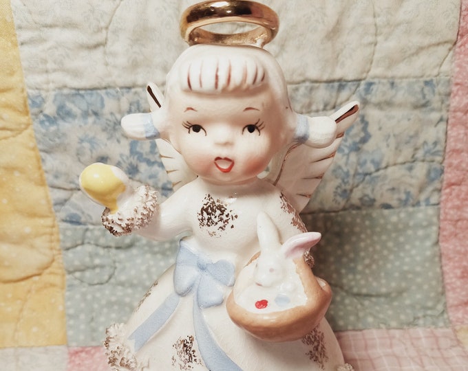 1950s Lefton April Birthday Angel Vintage Figurine Made in Japan - Etsy