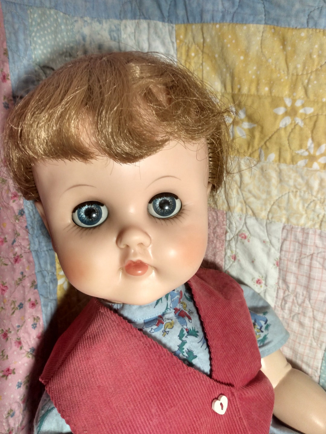 28 Inch Tall Paris Rita Walking Doll 1950s Vintage Hard Plastic/vinyl ...