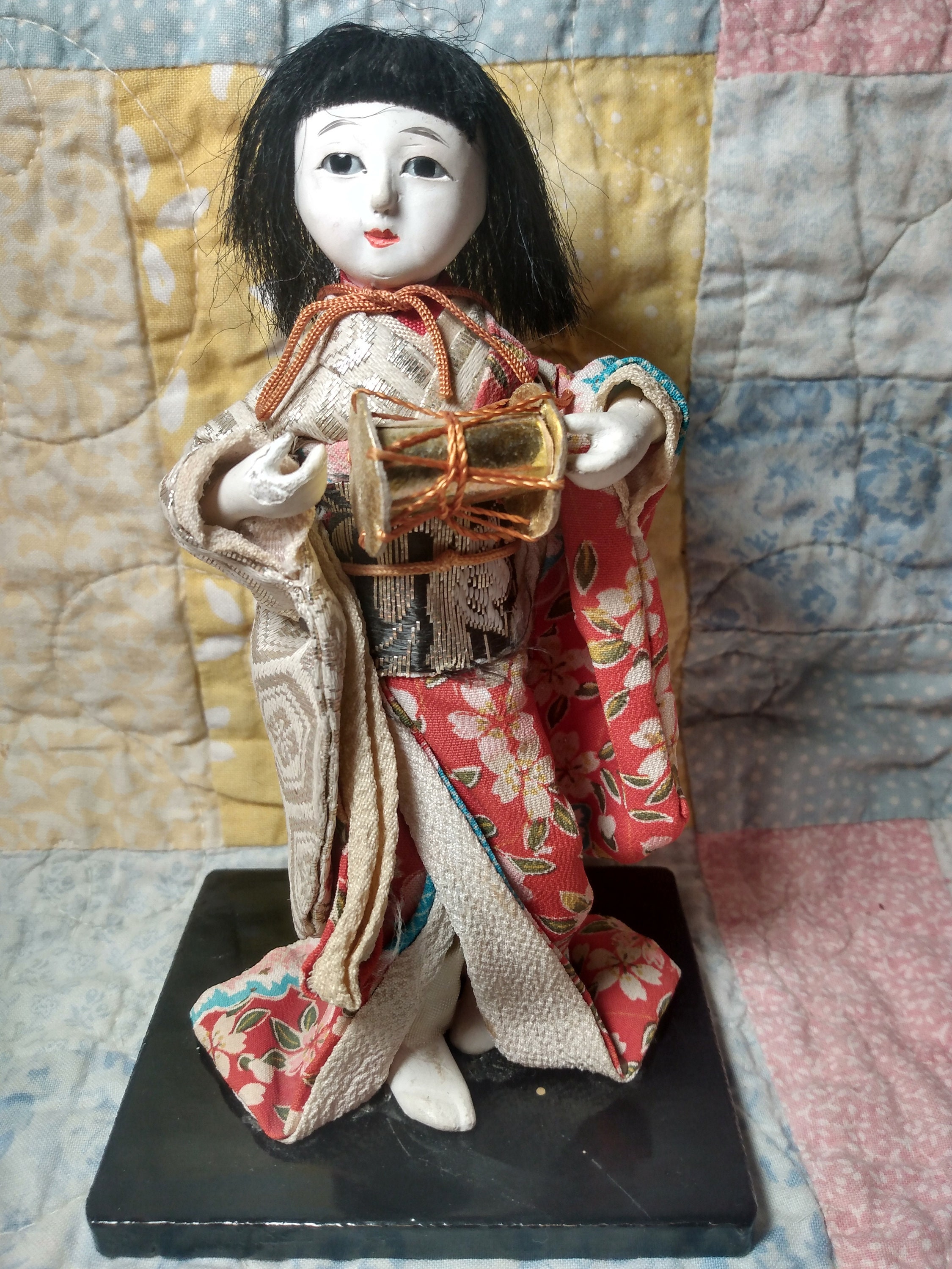 Japanese Gofun Oyster Shell Souvenir Doll - Etsy
