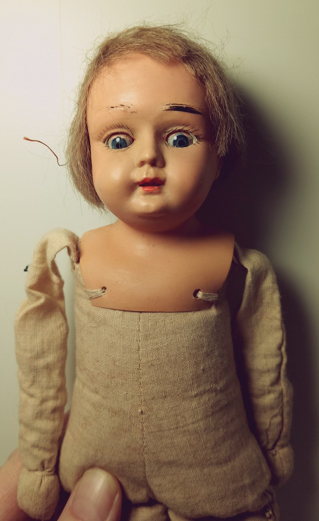 Antique Turtle Mark Celluloid Doll Schultz Marke Germany - Etsy