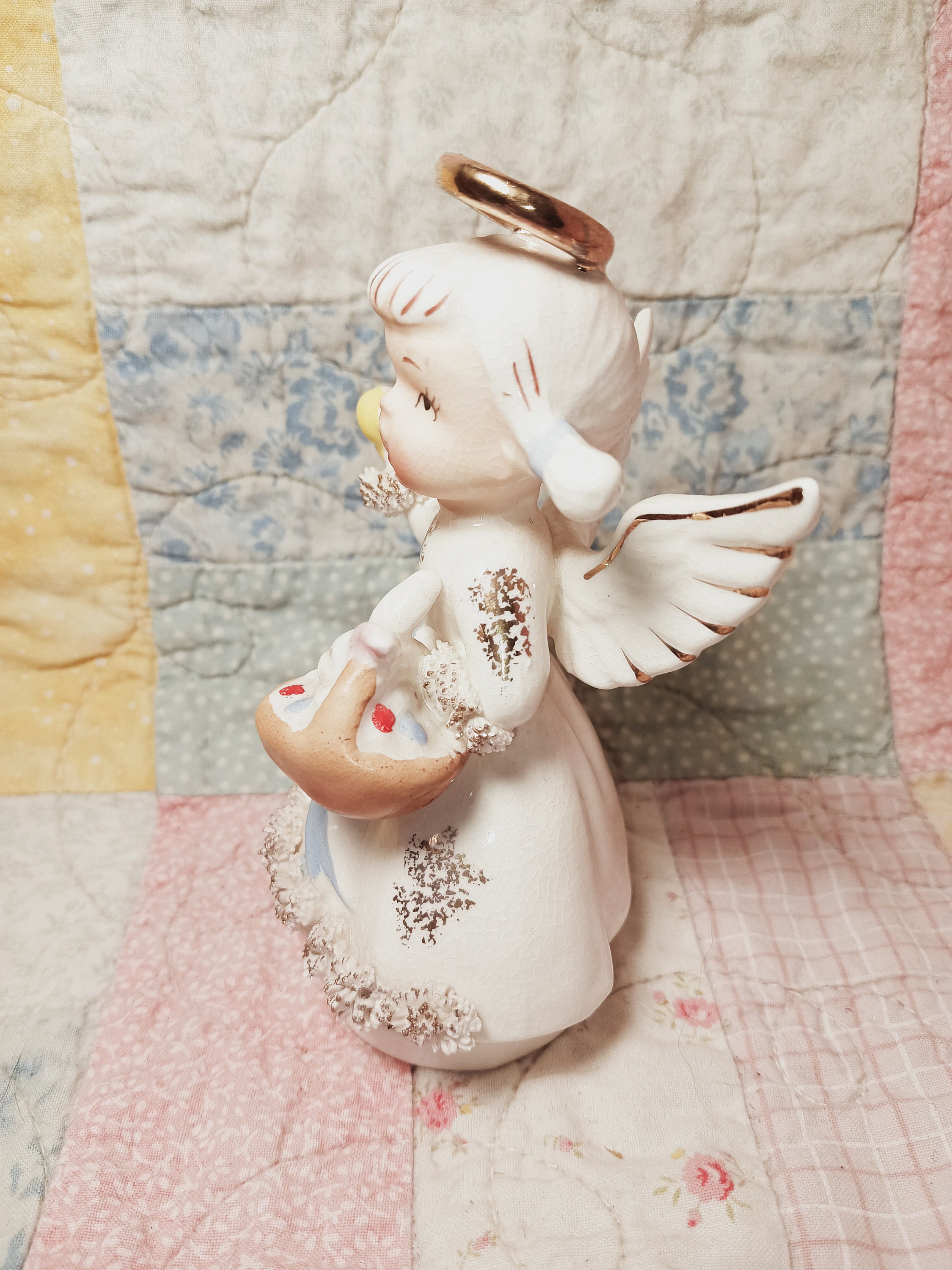 1950s Lefton April Birthday Angel Vintage Figurine Made in - Etsy