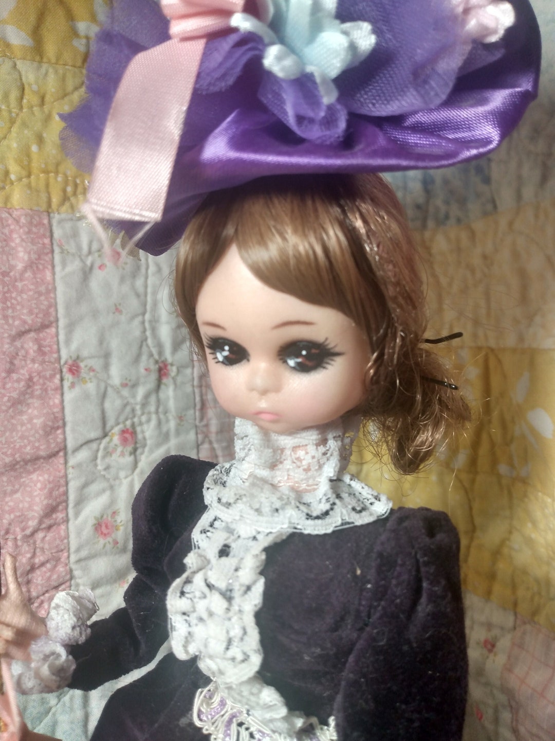 Bradley Type 1970s Victorian Style Big Eyed Doll - Etsy