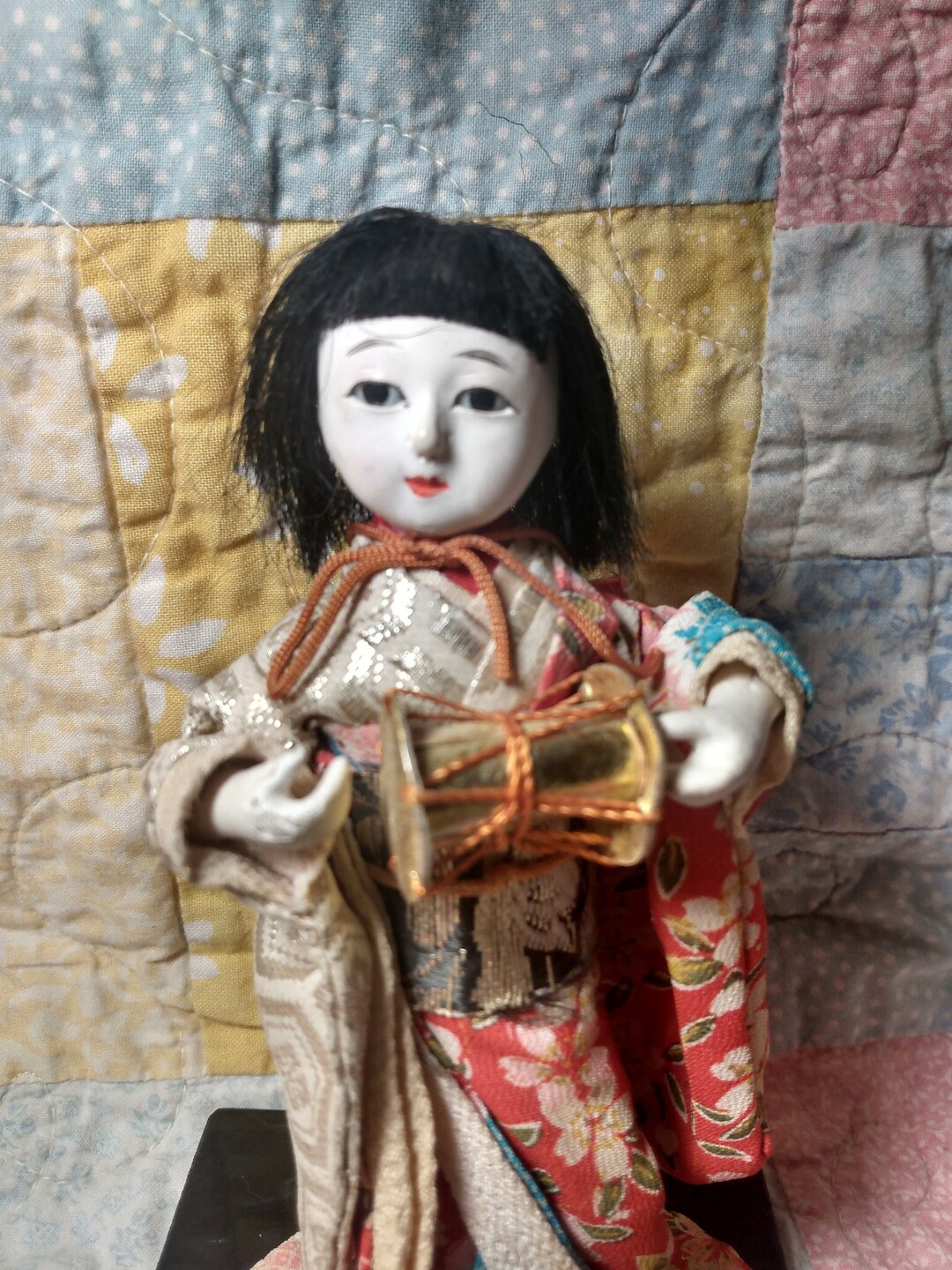 Japanese Gofun Oyster Shell Souvenir Doll - Etsy