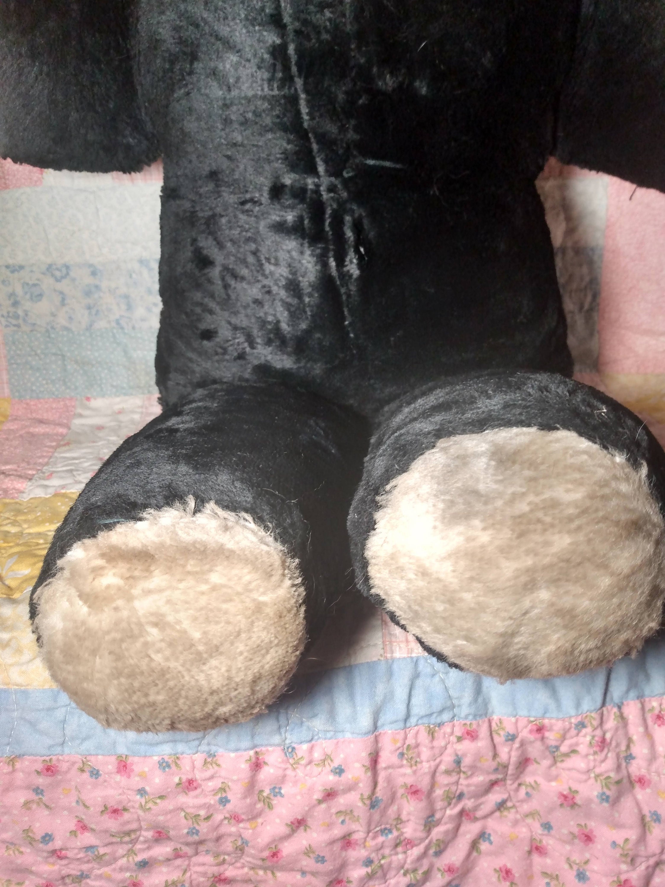 1960s Panda Teddy Bear Carnival Prize With Googly Eyes Huge - Etsy