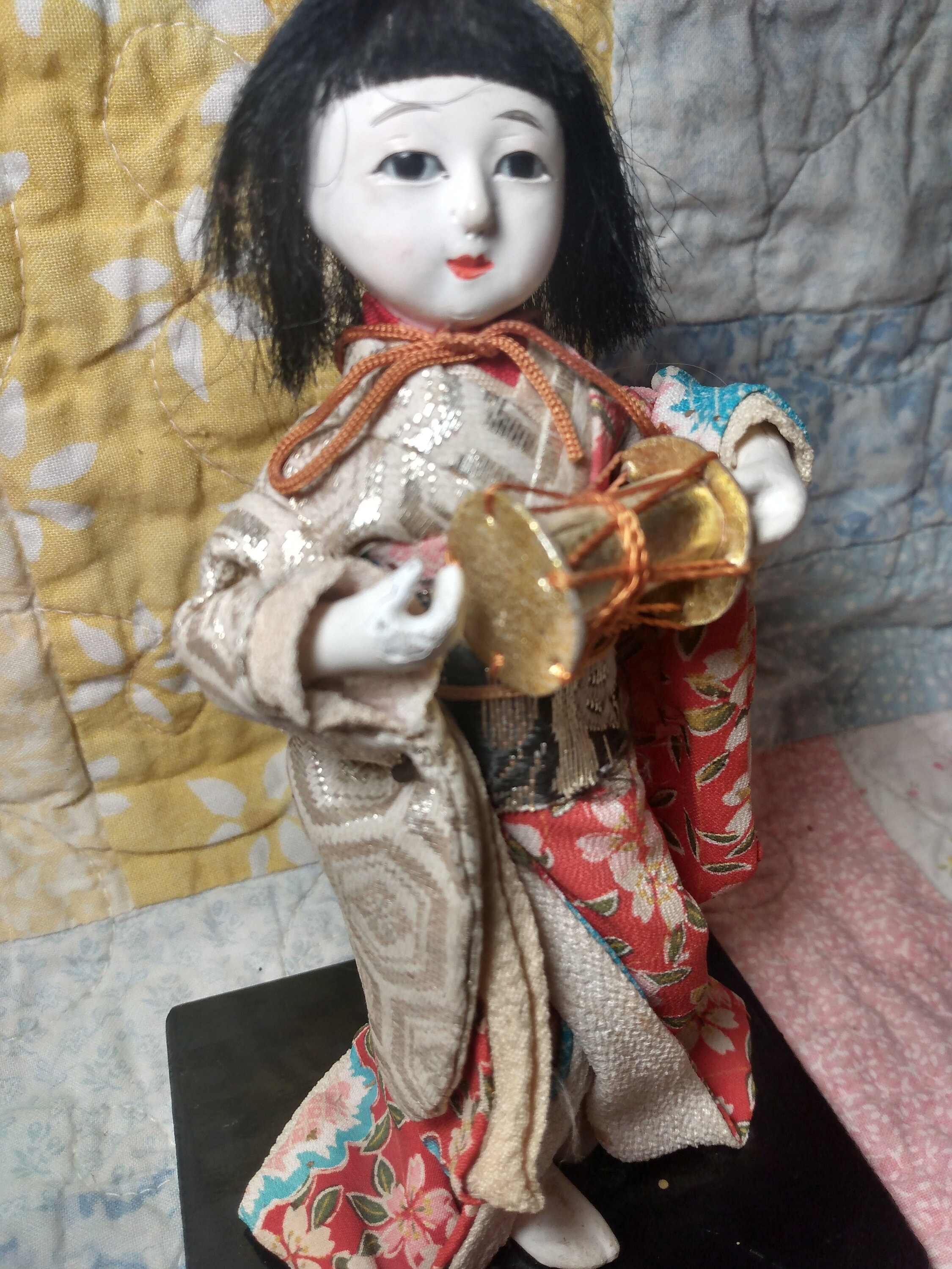 Japanese Gofun Oyster Shell Souvenir Doll - Etsy