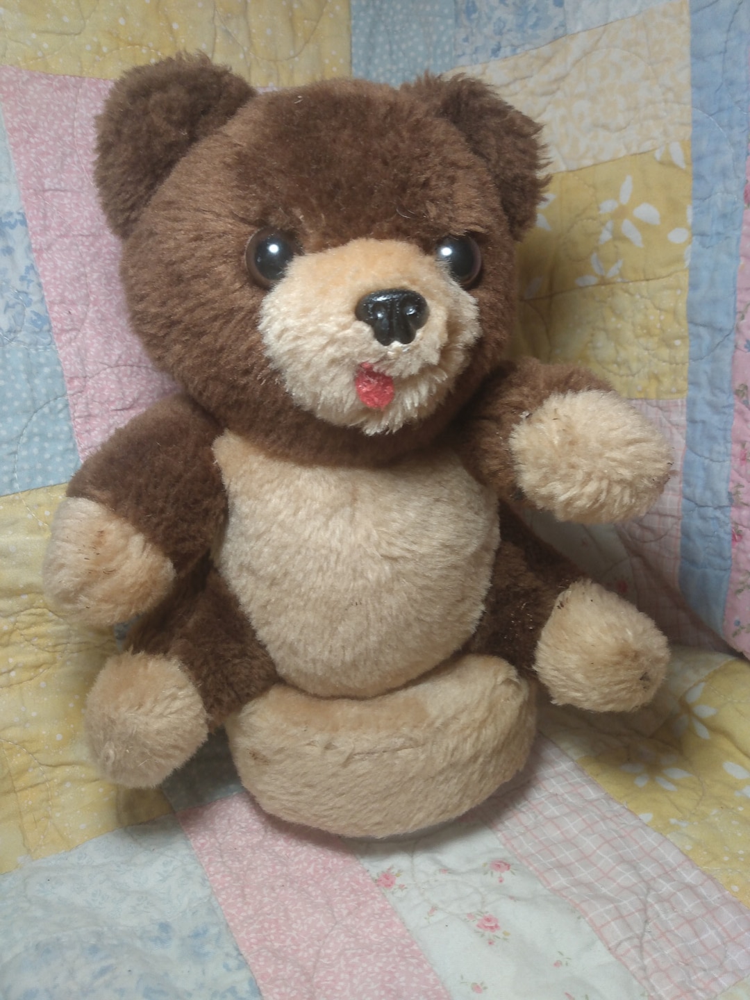 Windup Spinning Musical Teddy Bear Brahms Lullaby 1980s Vintage - Etsy