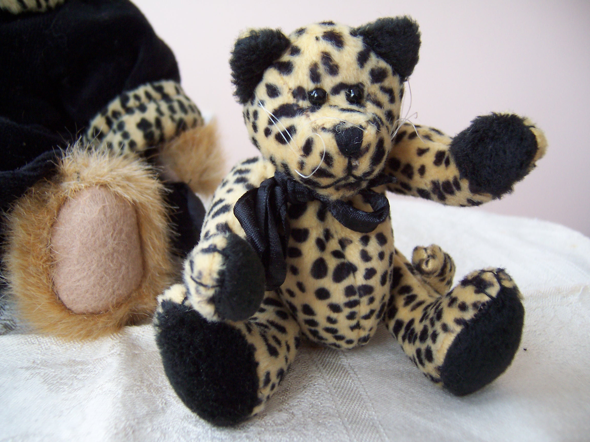 Vintage Boyd's Bear bailey & Her Leopard - Etsy