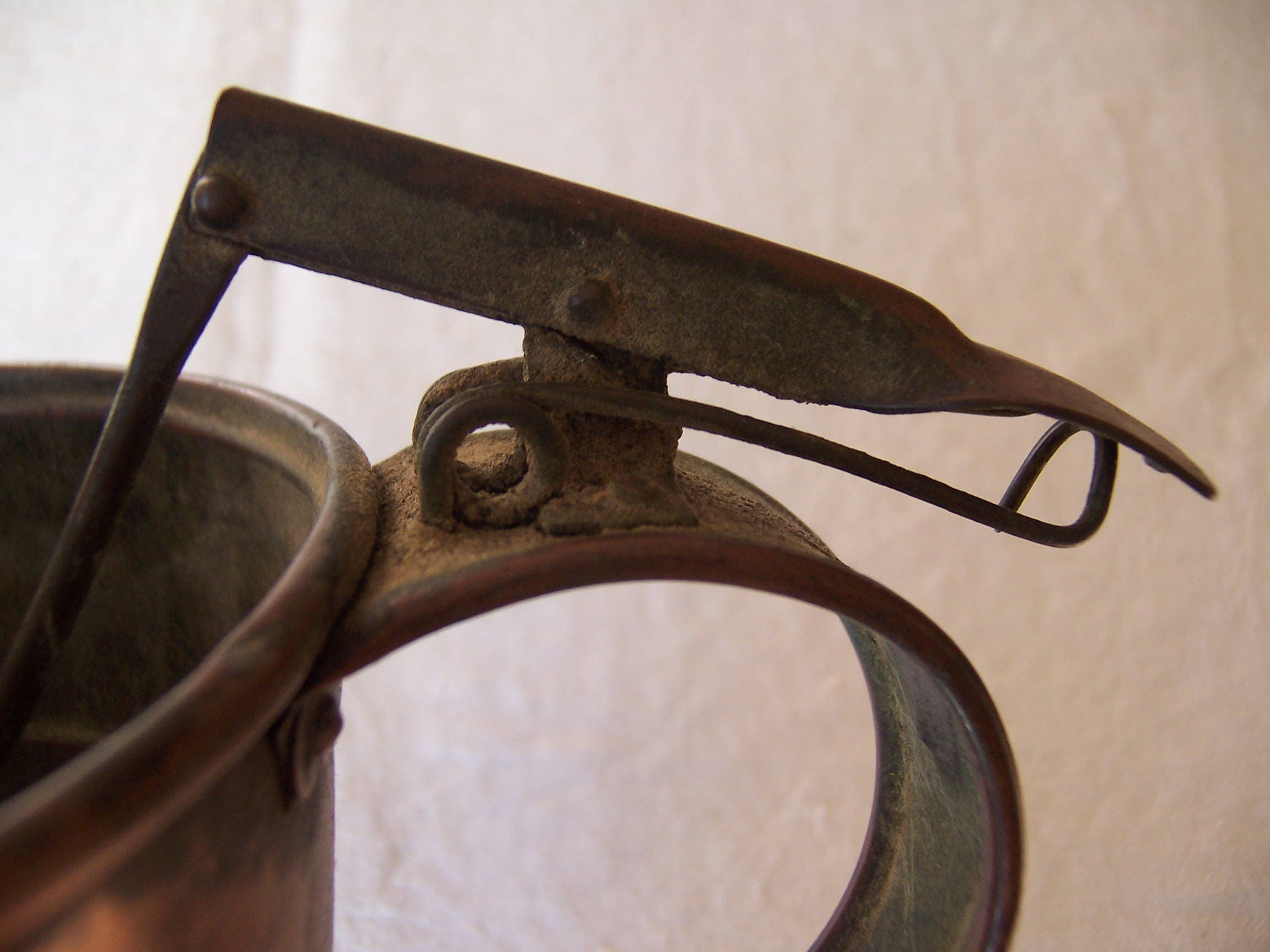 Vintage Copper Jelly/oil/moonshine Funnel With Stop Trigger Handle ...