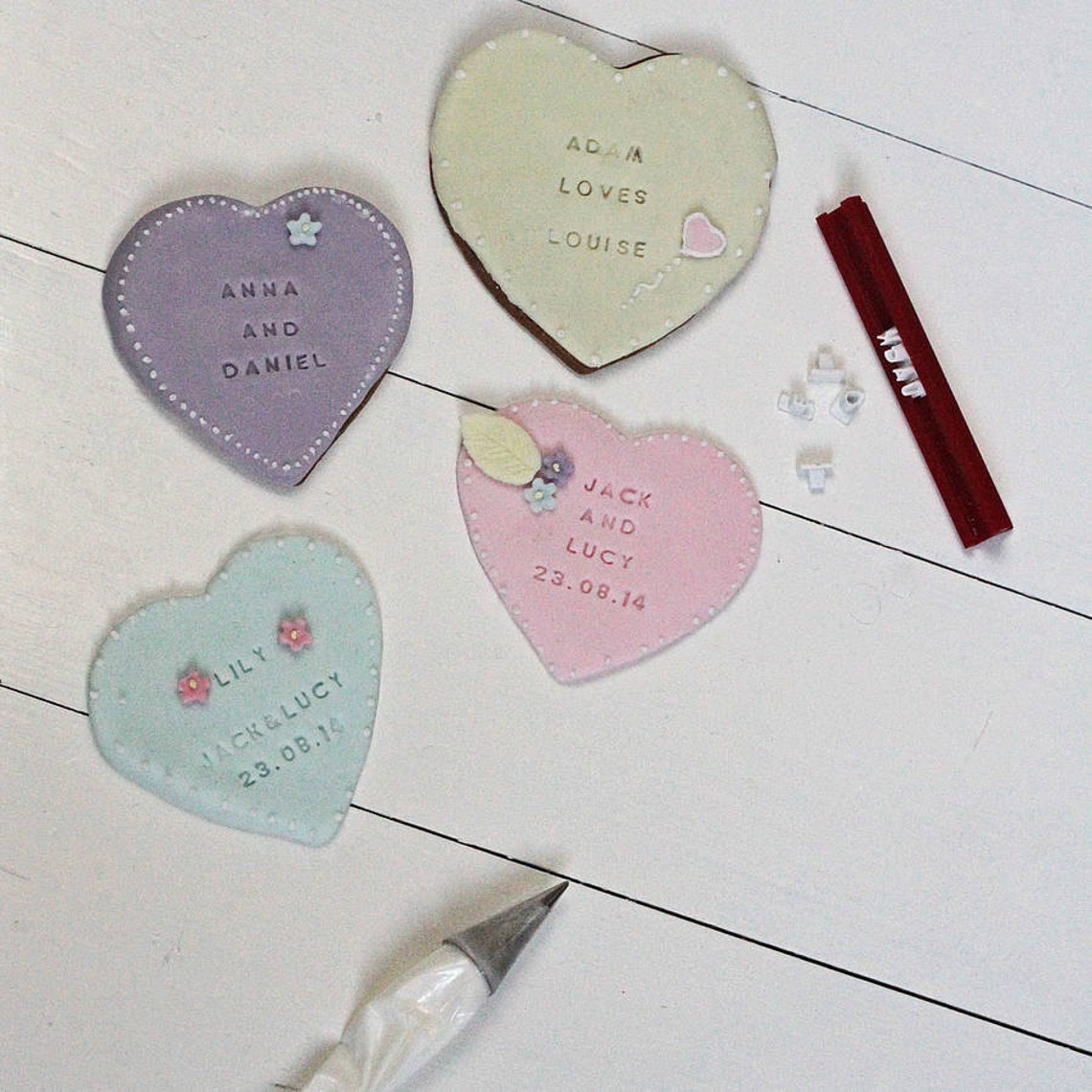 Edible Save the Date Kit | Custom Cookie Kit | Make Your Own Edible ...