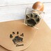 Dog Paw Print Stamp | Custom Paw Print Stamp | Gift for Dog Lovers| New ...