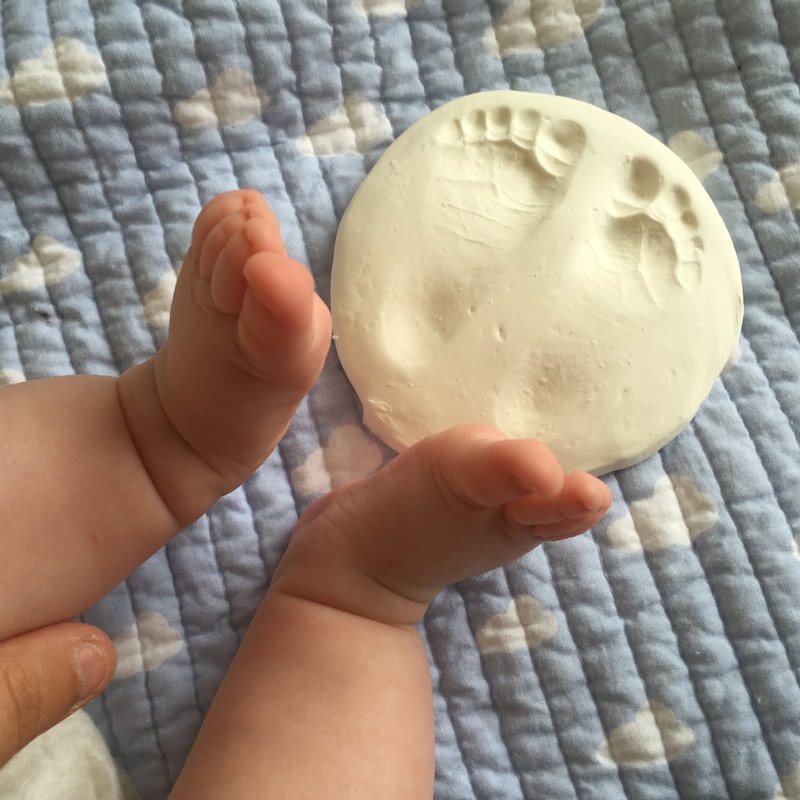 Handprints in Clay - Etsy