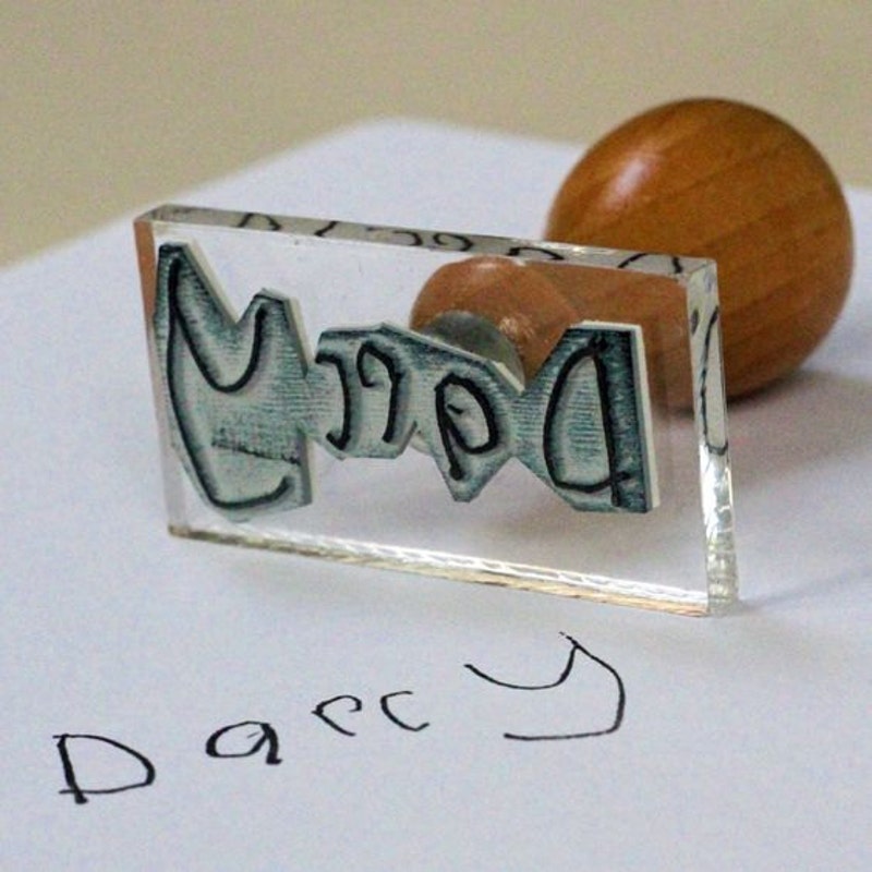 Handwritten Stamp - Etsy