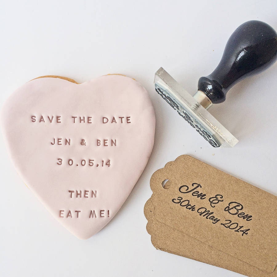 Edible Save the Date Kit | Custom Cookie Kit | Make Your Own Edible ...