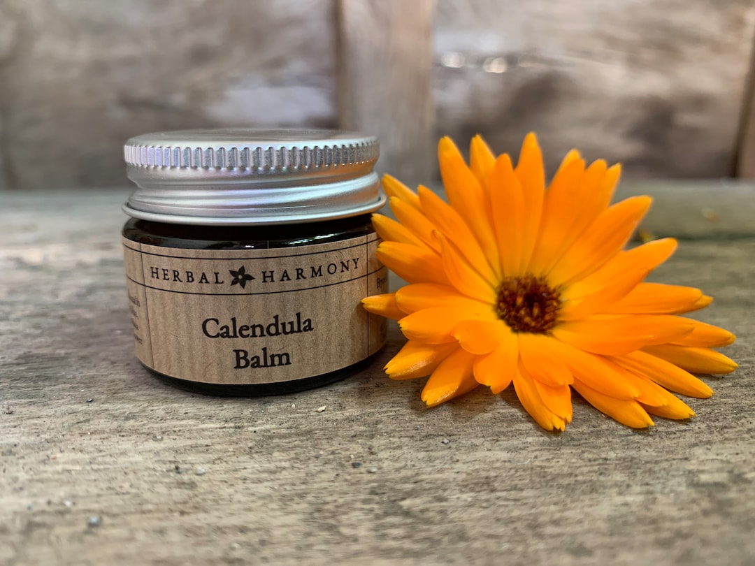 Calendula Balm for Dry Skin, Calendula Salve With Calendula Flower Oil ...