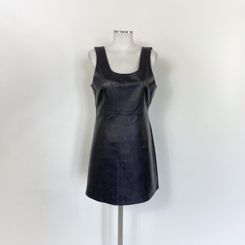 Leather Dress - Etsy