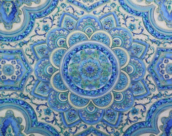 Peacock fabric | Etsy