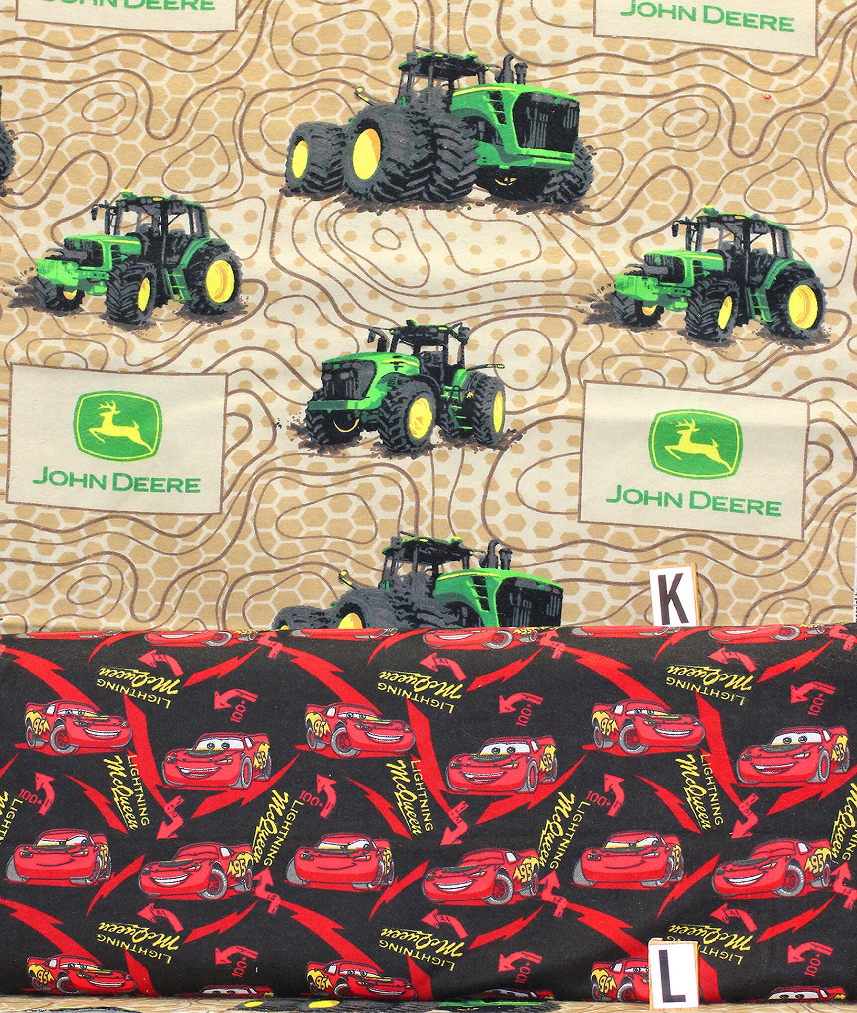 John Deere: Cotton and Flannel Fabric by the Yard. - Etsy