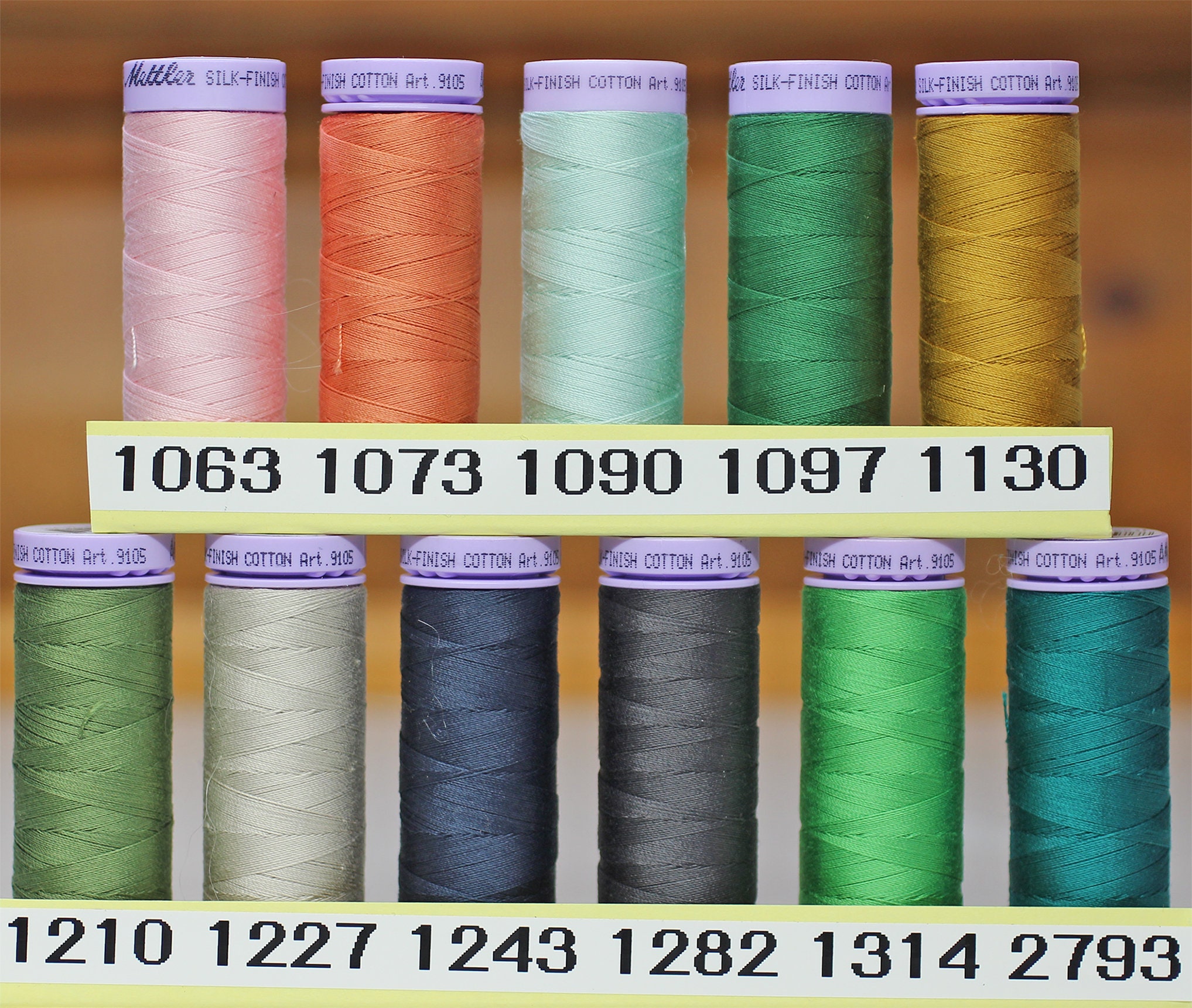 SALE: Mettler Cotton Thread. 164 Yards of Silk Finished Cotton Thread ...