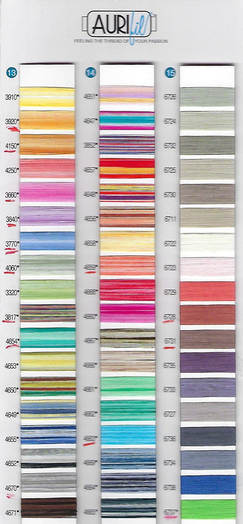 SALE: Aurifil 50 Wt. 1422 Yards Cotton Thread. - Etsy