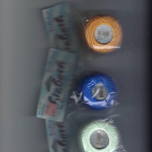 Lizabeth Crochet or Tatting Thread. Size 40 Cotton Crochet Thread. I ...
